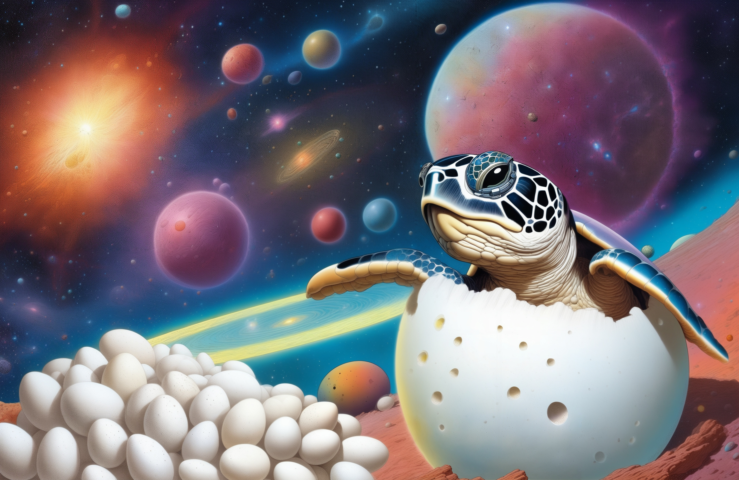 Turtles in Space